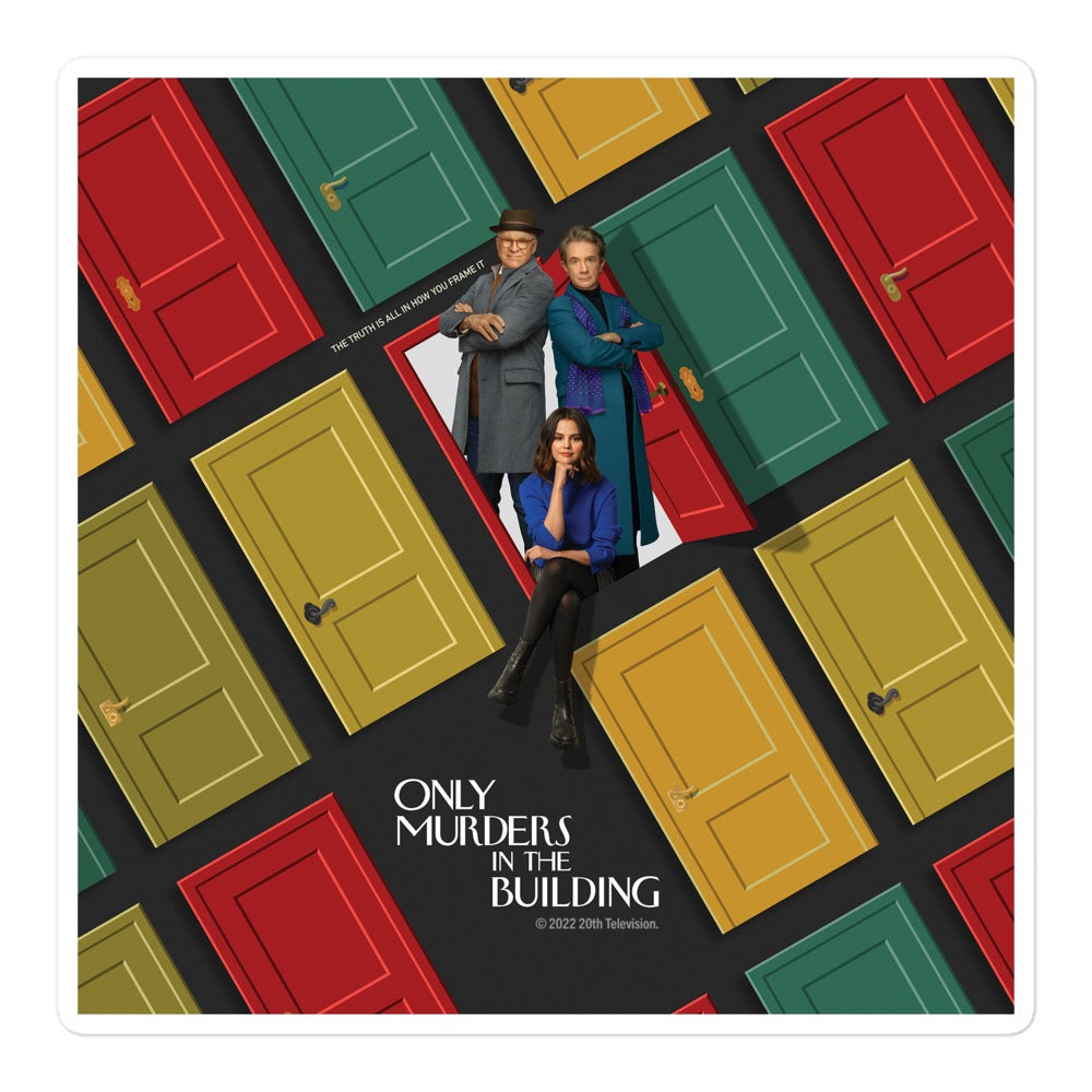 Only Murders In The Building Season 2 Key Art Die Cut Sticker | Shop Hulu