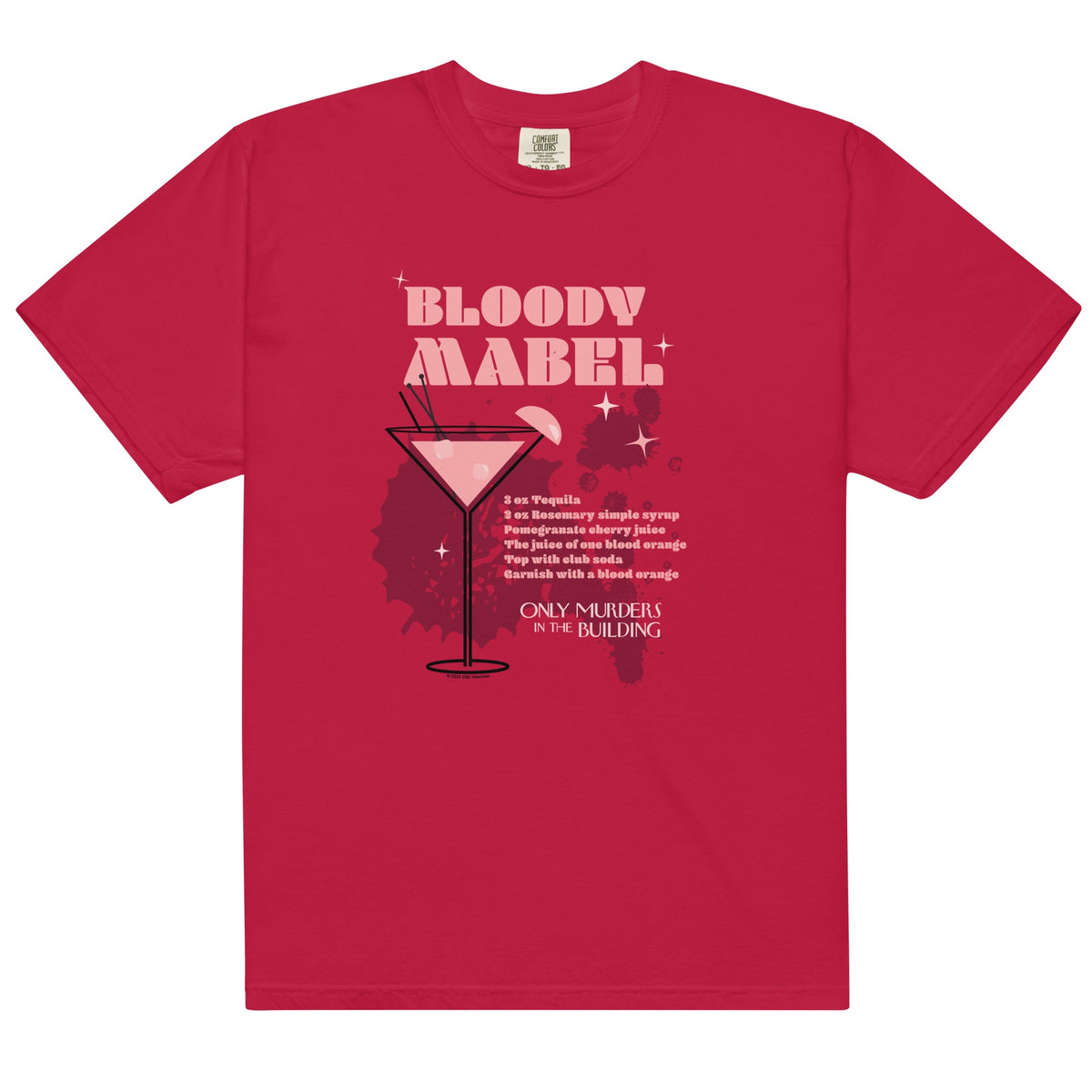 Only Murders in the Building Bloody Mabel Recipe Comfort Colors T-shir ...