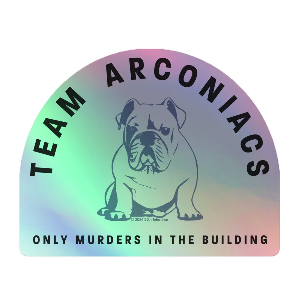 Only Murders in the Building Team Arconiacs Holographic Sticker | Shop Hulu