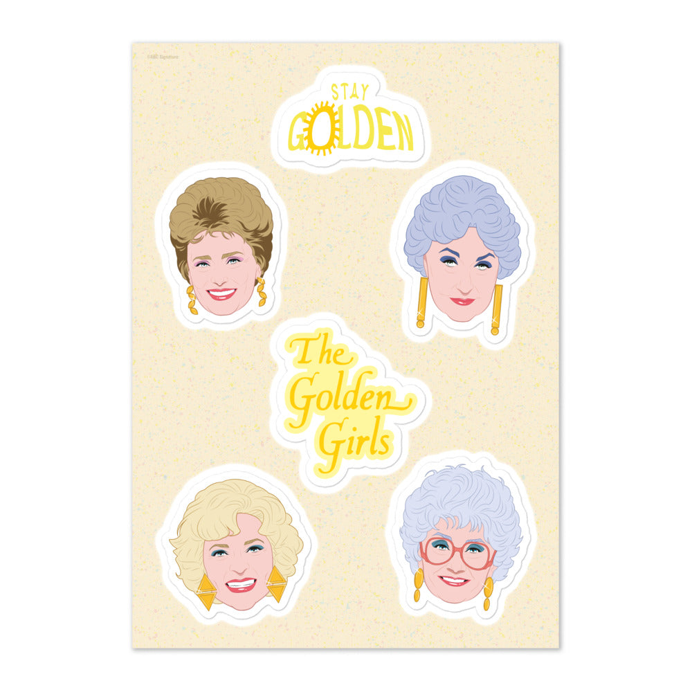 The Golden Girls Icons Sticker Sheet | Shop Hulu