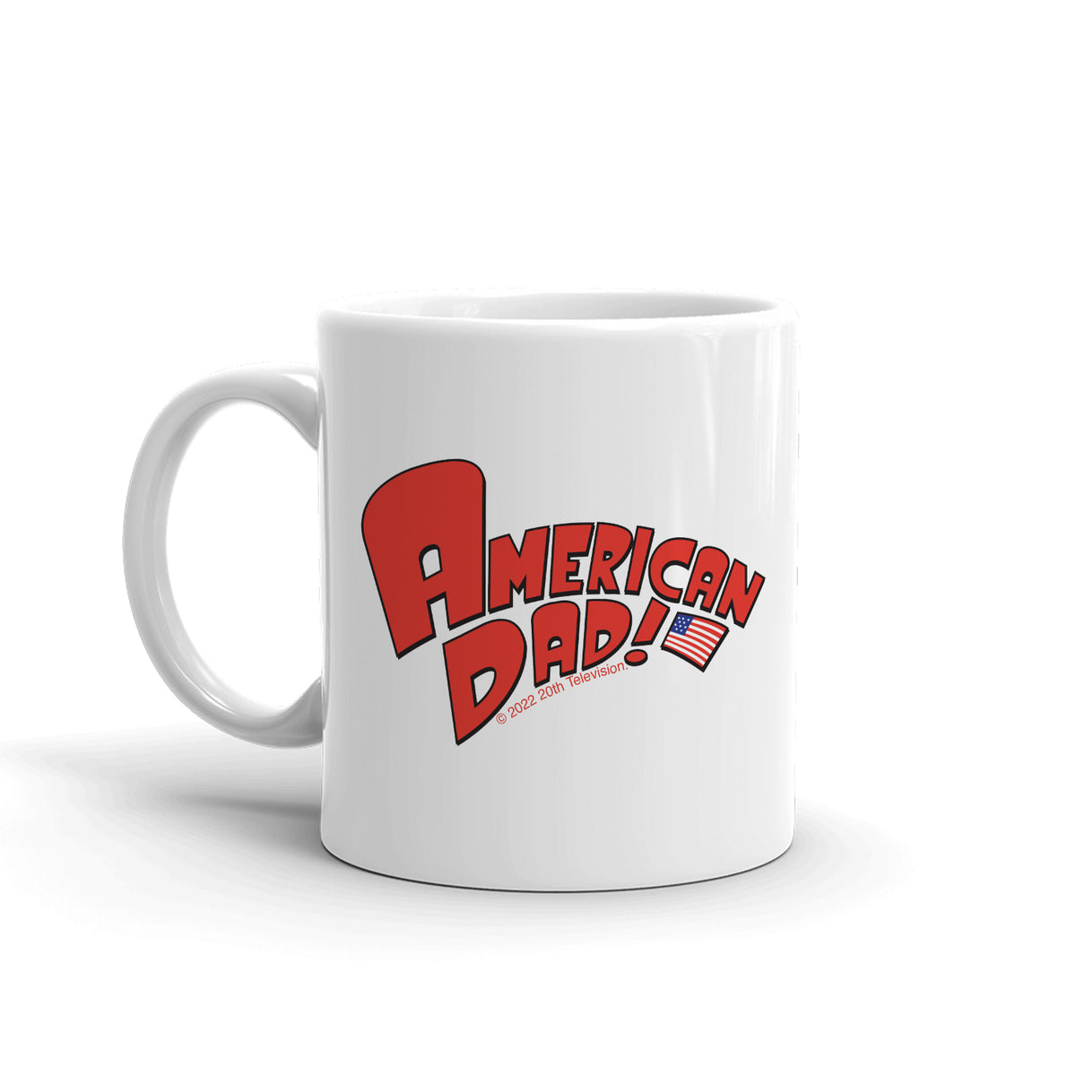 American Dad Logo White Mug | Shop Hulu