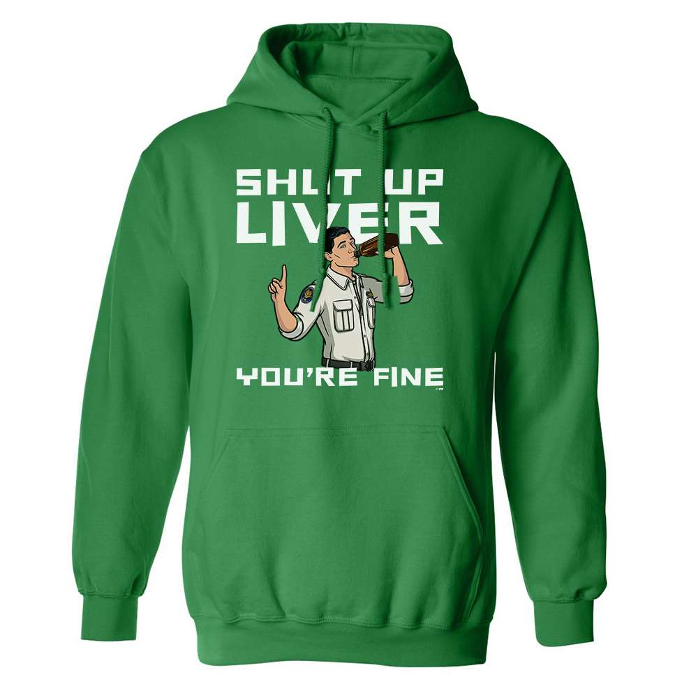 Archer Shut Up Liver Fleece Hooded Sweatshirt | Shop Hulu