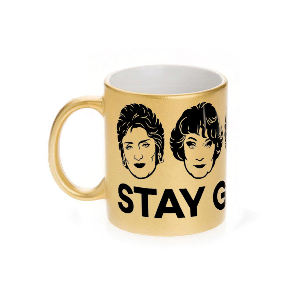 The Golden Girls Stay Golden 11 oz Gold Metallic Mug | Shop Hulu