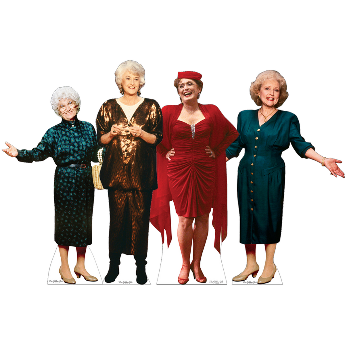 The Golden Girls Cardboard Cutout Standees 4 Piece Bundle | Shop Hulu