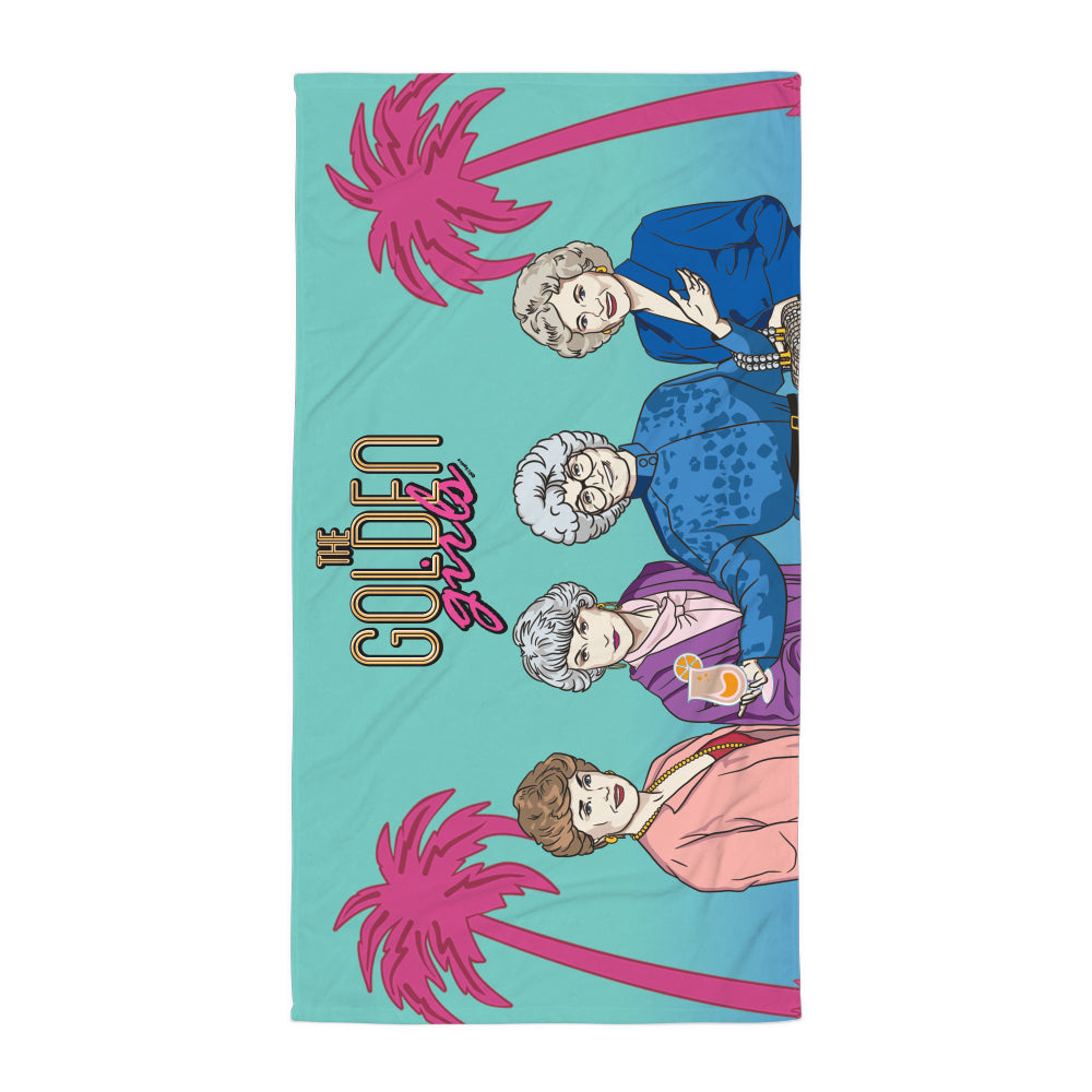 The Golden Girls Miami Beach Towel | Shop Hulu