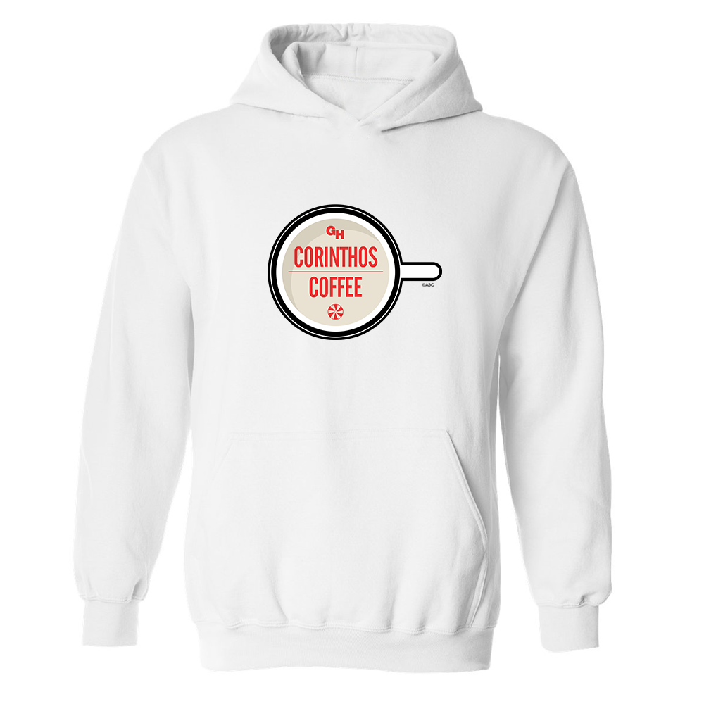 General Hospital Corinthos Coffee Peppermint Logo Fleece Hooded Sweats ...