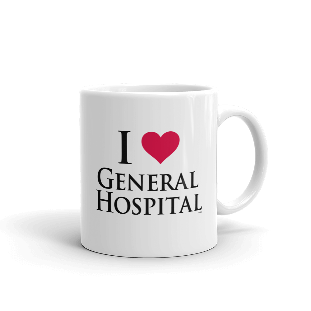 General Hospital I Love GH White Mug | Shop Hulu