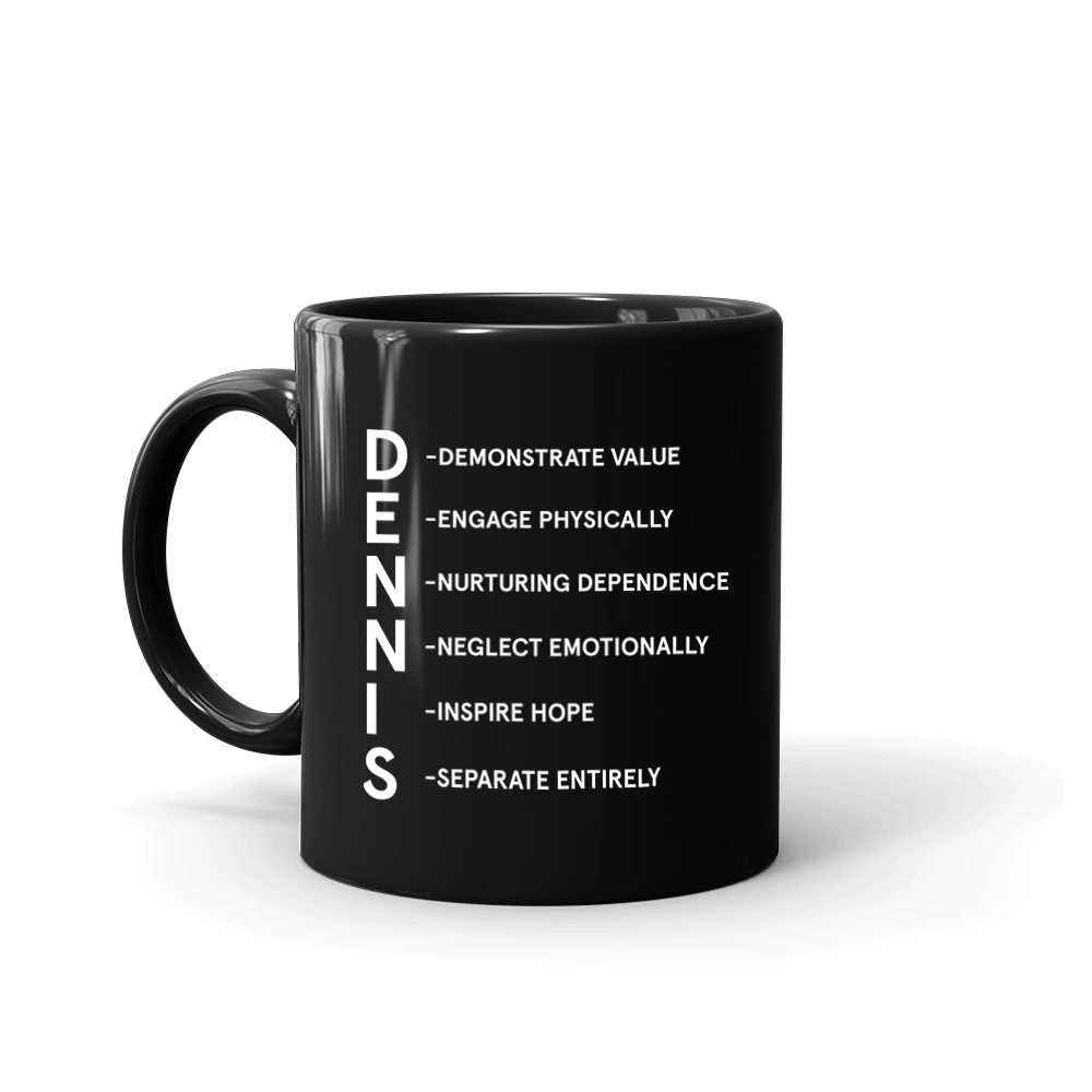 Always Sunny in Philadelphia Dennis System Black Mug | Shop Hulu