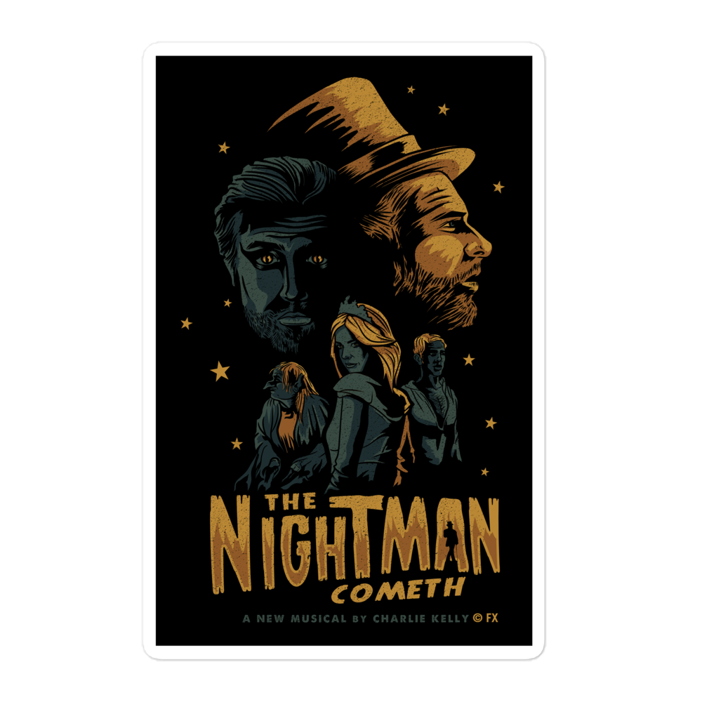 It's Always Sunny in Philadelphia The Nightman Cometh Die Cut Sticker ...