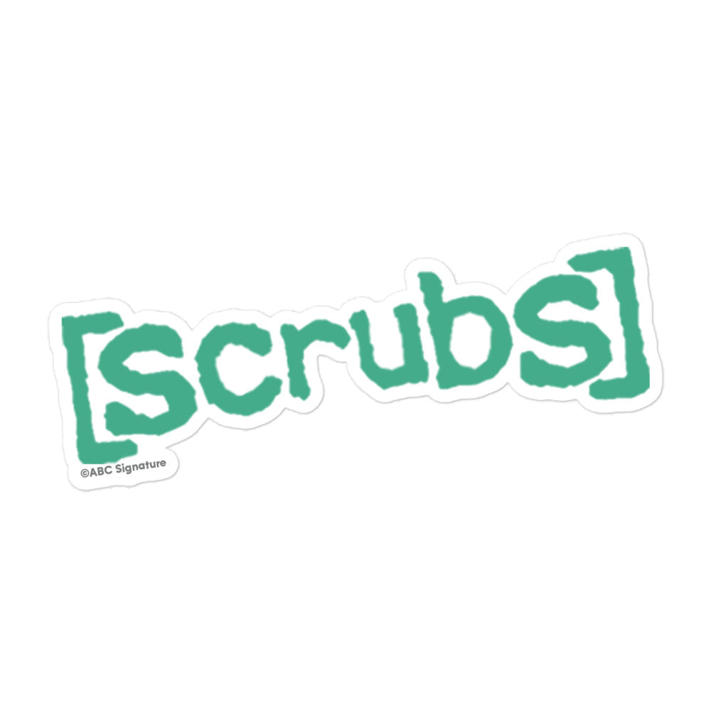 Scrubs Logo Die Cut Sticker | Shop Hulu