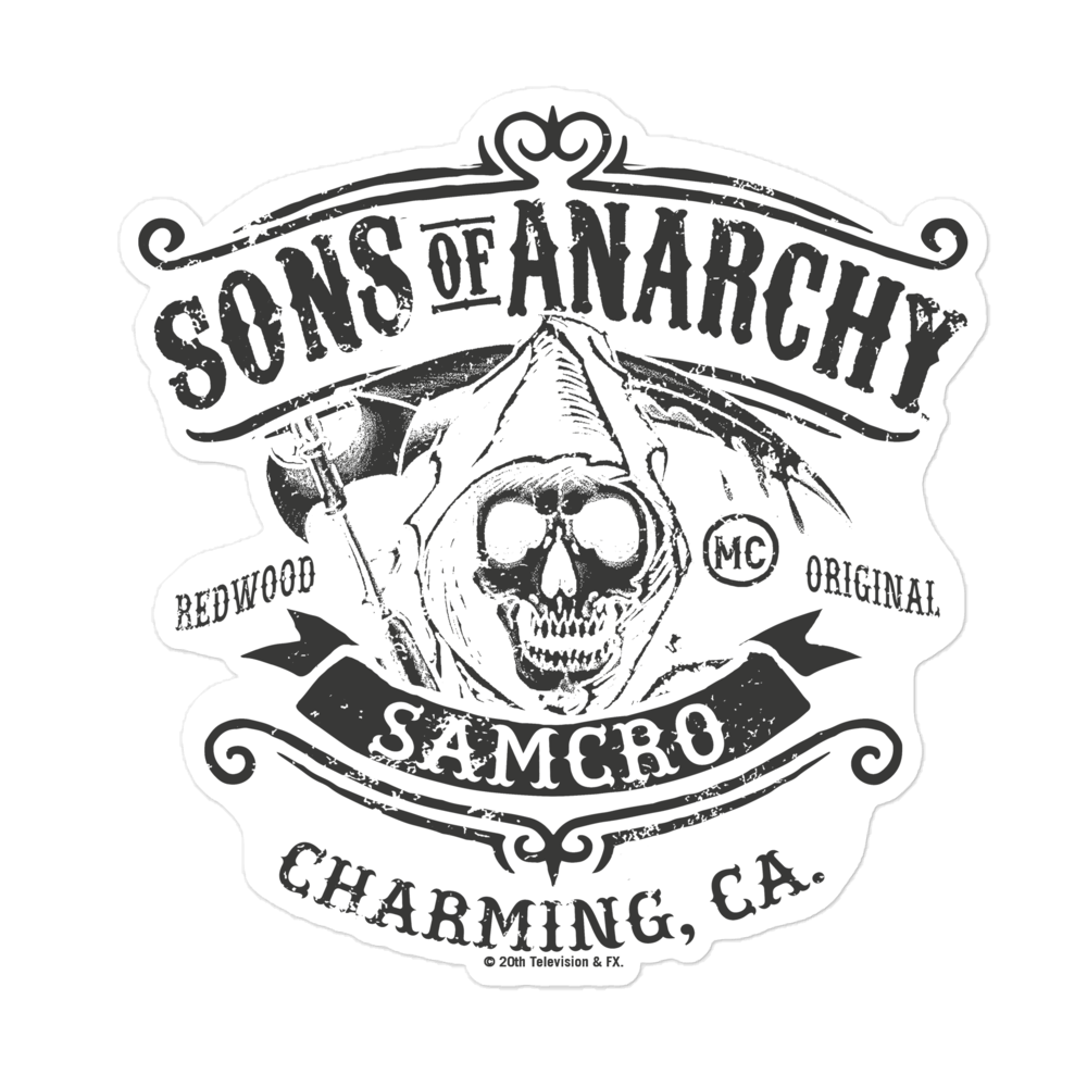 Sons of Anarchy Charming Die Cut Sticker | Shop Hulu